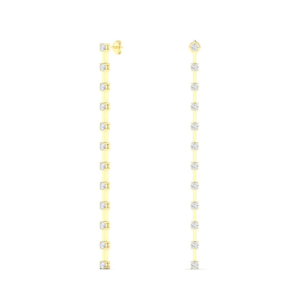 Long Orbit Drop Earrings | My Website